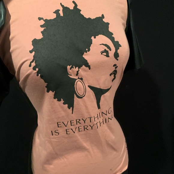 chozyn | Tops | Lauryn Hill Shirt With Leather Sleeves | Poshmark